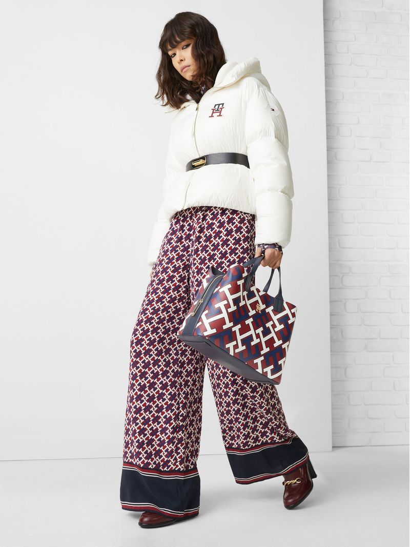 Bolso Satchel Iconic Con Monogramas