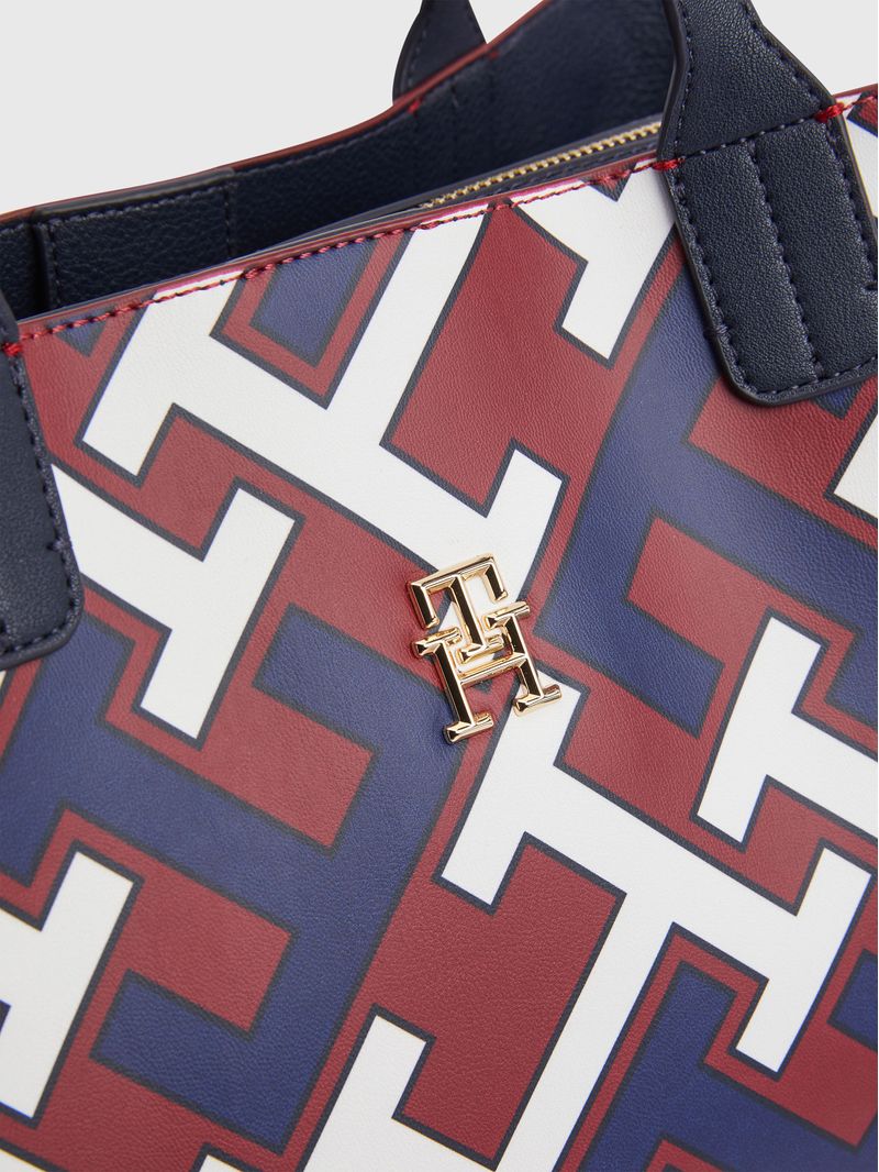 Bolso Satchel Iconic Con Monogramas
