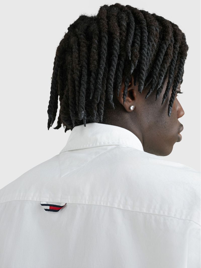Camisa College De Corte Oversize