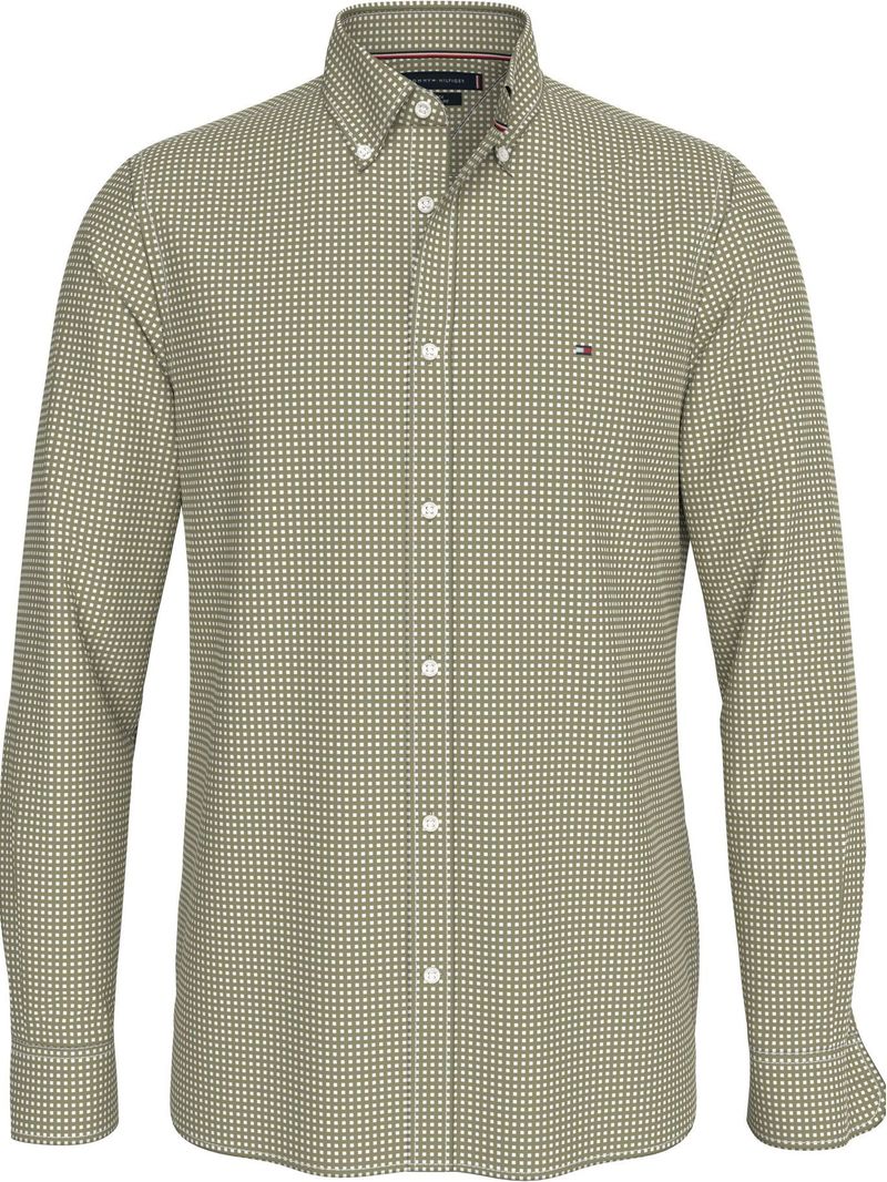 Camisa Slim Con Microestampado