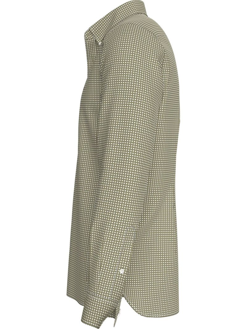 Camisa Slim Con Microestampado