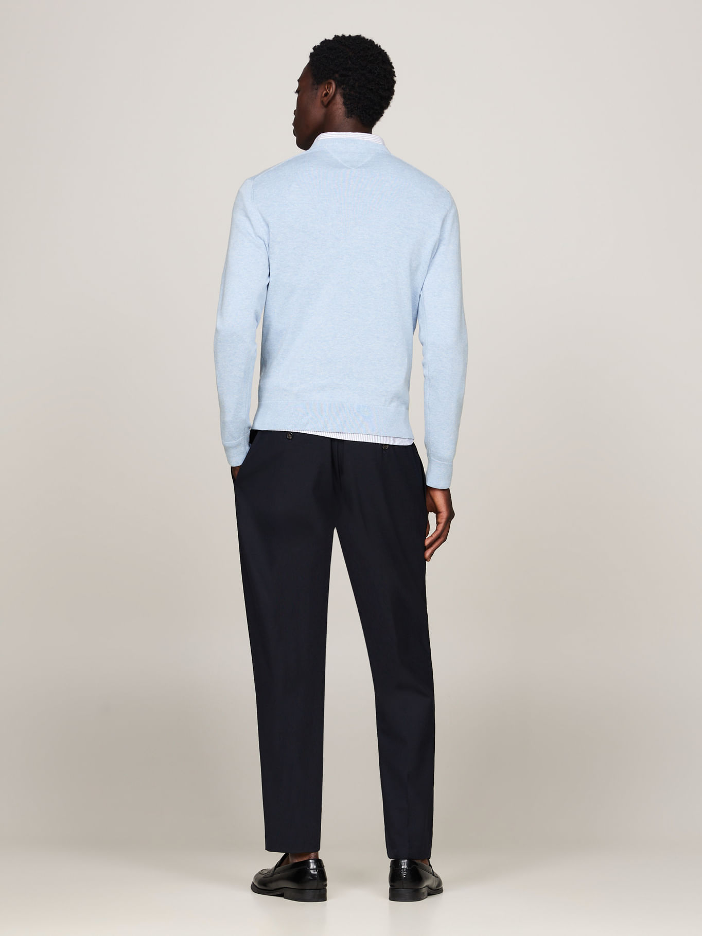 Suéter essential de cuello v - Tommy Hilfiger