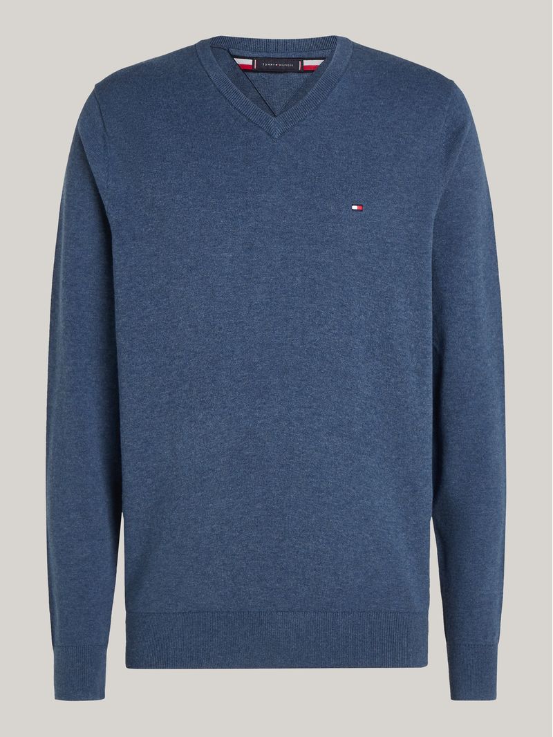 Suéter essential de cuello v - Tommy Hilfiger