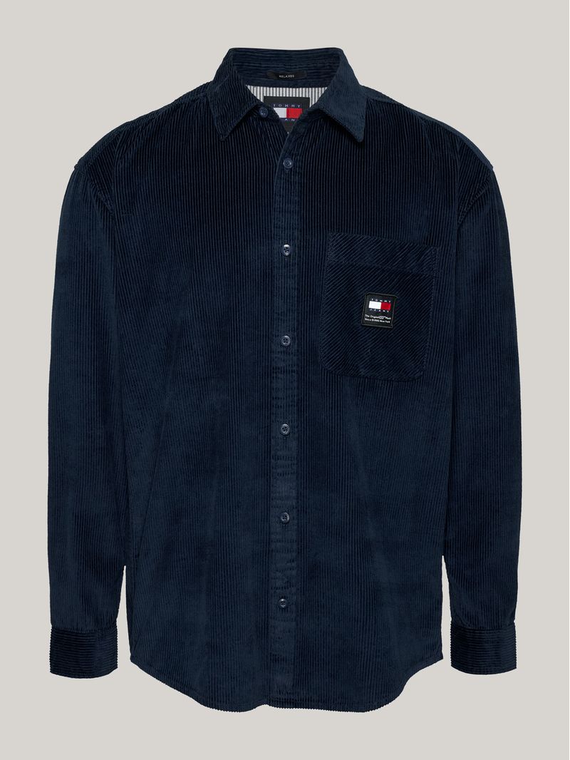 Camisa De Pana Con Corte Amplio Tommy Hilfiger