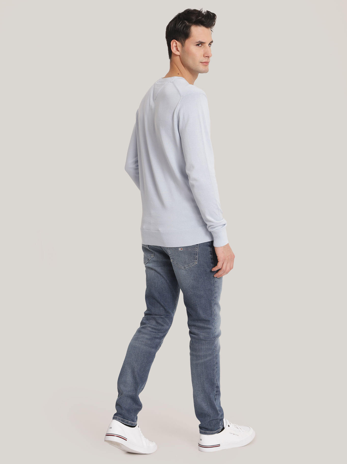 Suéter essential de cuello v - Tommy Hilfiger