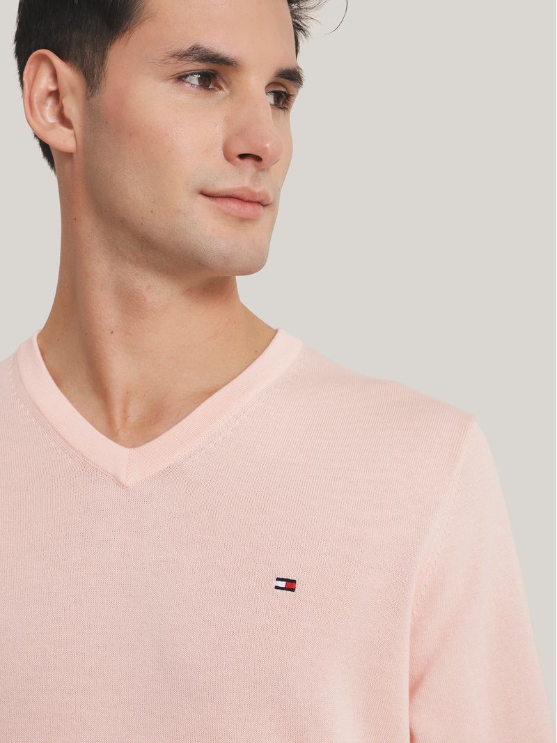 Suéter essential de cuello v - Tommy Hilfiger