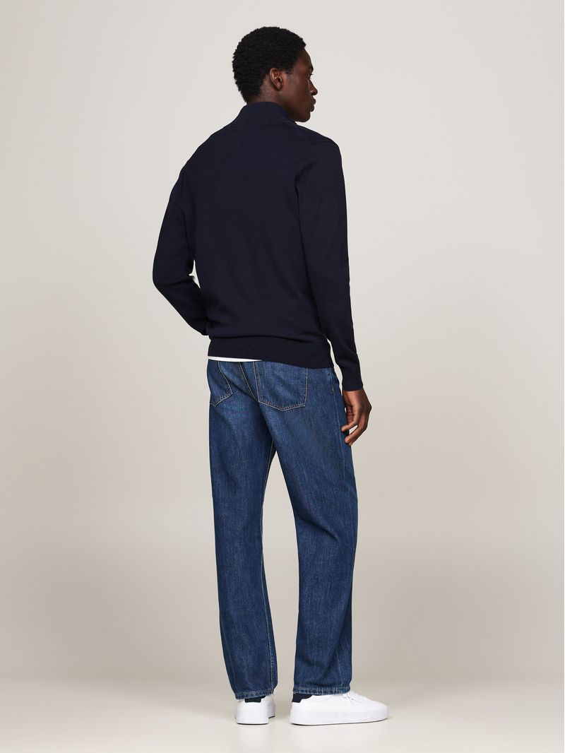 Suéter de cuello perkins con zipper - Tommy Hilfiger