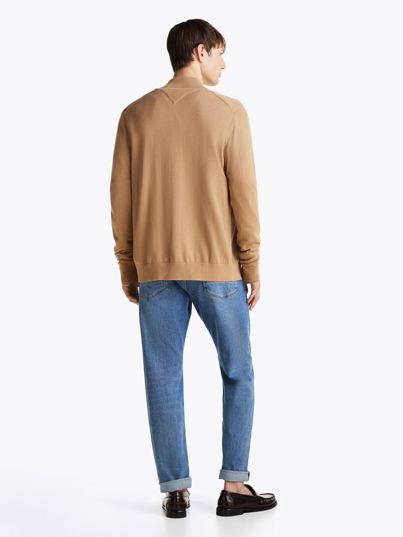 Suéter de cuello perkins con zipper - Tommy Hilfiger