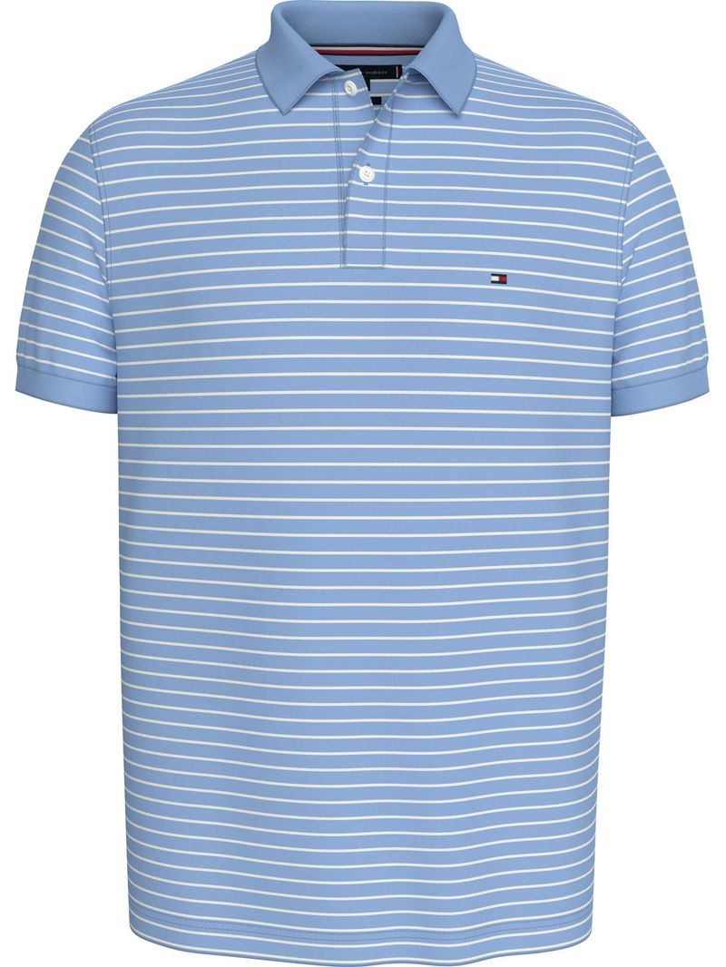 Polo Th Flex De Corte Regular Tommy Hilfiger
