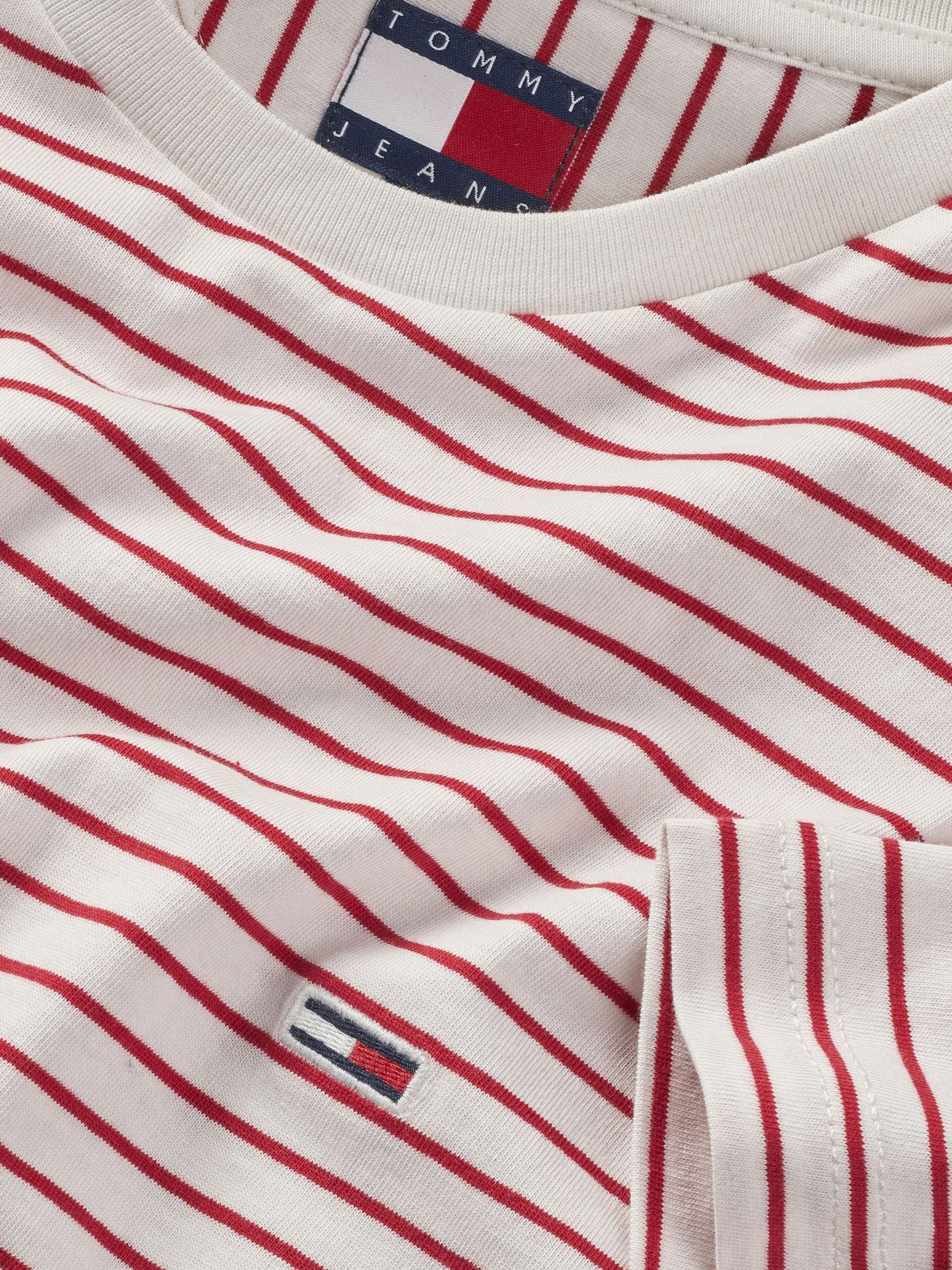 Playera de rayas y corte slim