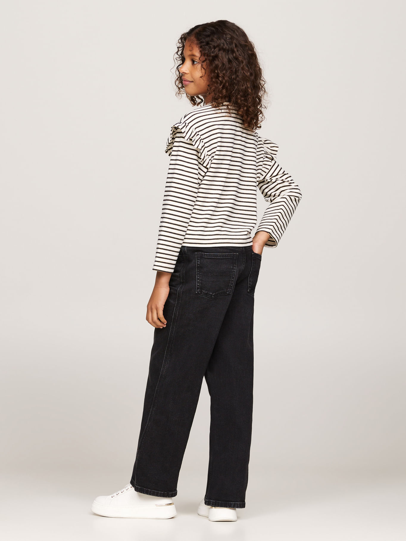 Playera de rayas con efecto lúrex