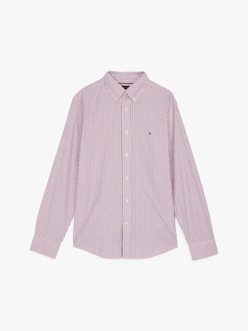 Camisa Th Flex Regular De Rayas