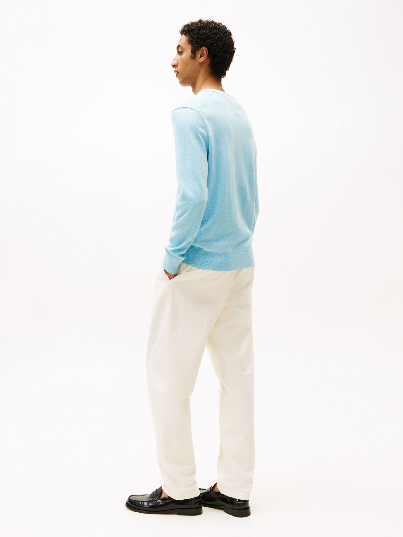 Suéter essential de cuello v - Tommy Hilfiger